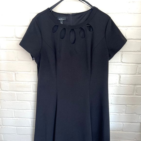 Alyx | Dresses | Alyx Size 8 Black Key Hole Dress | Poshmark